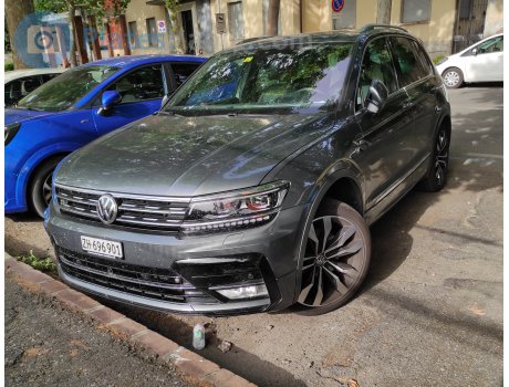ZH 696901, Volkswagen Tiguan (Zurich) License plate of Switzerland