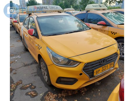 вр 331 99, Hyundai Solaris (Moscow City) License plate Russia