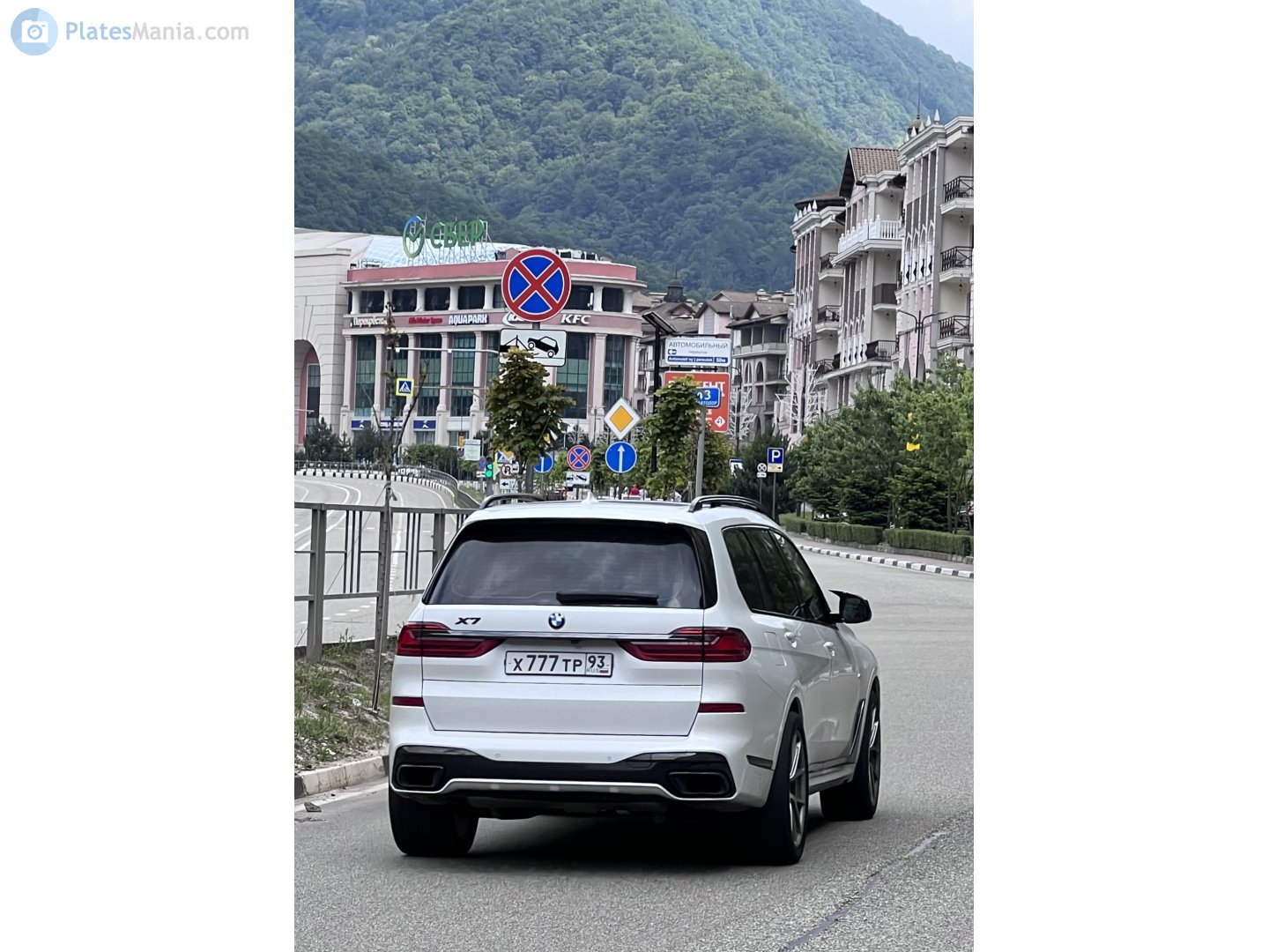 "х 777 тр 93" photos BMW X7. Russia