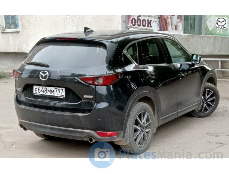 е648мм797, Mazda CX-5 (Moscow City) License plate Russia