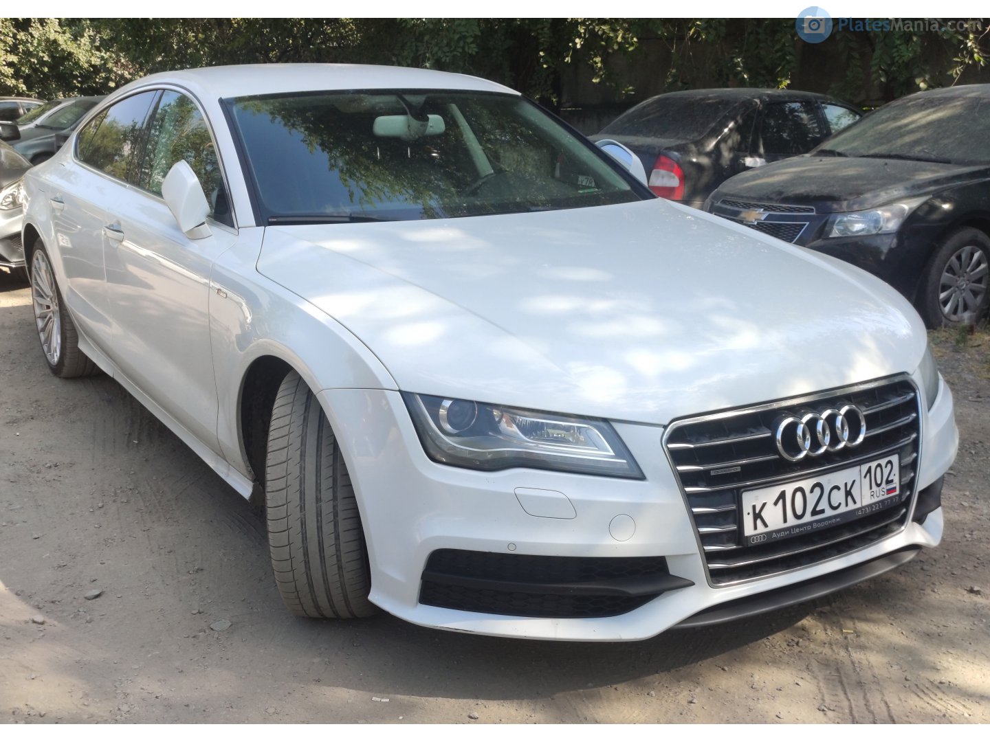 "к 102 ск 102" photos Audi A7. Russia