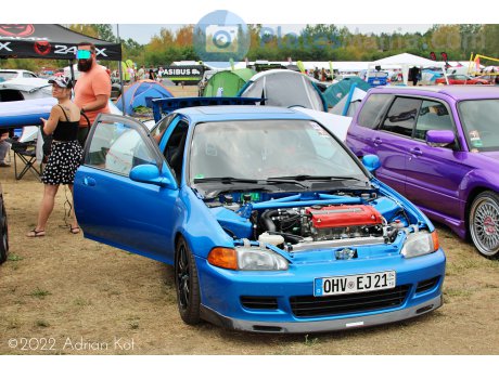 OHV EJ 21 (04/10), Honda Civic (Oberhavel District) German license plate