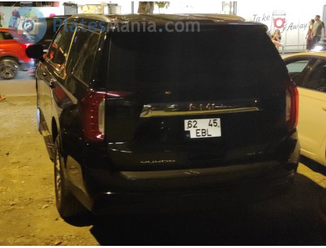 ‎٦٢٤٥‎, GMC Yukon (Erbil Governorate) License plate of Iraq