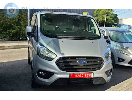 S 9264 BCH, Ford Transit Custom (Dealer plates for new vehicles ...