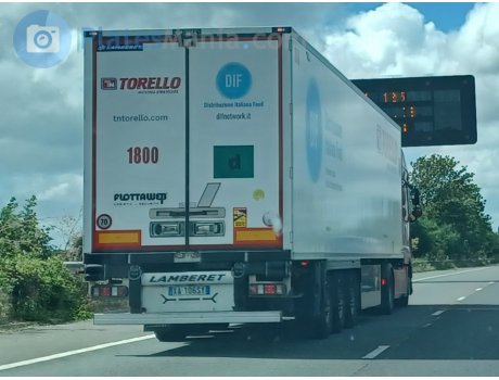 XA 106 SY, Lamberet SR2 (Salerno) License plate of Italy