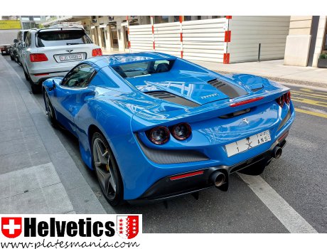 ‎١‎ ‎س ن أ‎ / 1 ANS, Ferrari F8 License plate of Saudi Arabia