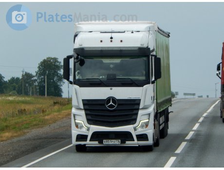 е851ро716, Mercedes-Benz Actros (Republic of Tatarstan) License plate ...