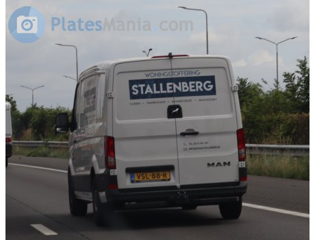 VSL-88-R, MAN TGE , License plate of the Netherlands