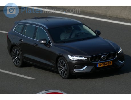 R-184-PR, Volvo V60 , License plate of the Netherlands