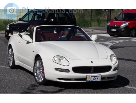 F 2720, Maserati Spyder , License plate of Andorra