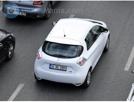 34 VU 2991, Renault Zoe (İstanbul) License plate of Turkey