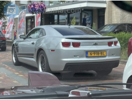 N-918-BL, Chevrolet Camaro , License plate of the Netherlands