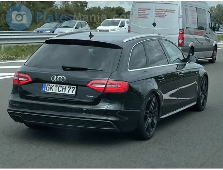 GK CH 77, Audi A4 (Heinsberg District (Geilenkirchen)) German license plate