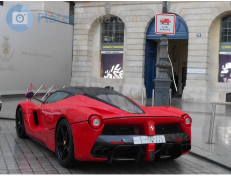 ‎٢‎ ‎س ى ل‎ / 2 LVS, Ferrari LaFerrari License plate of Saudi Arabia