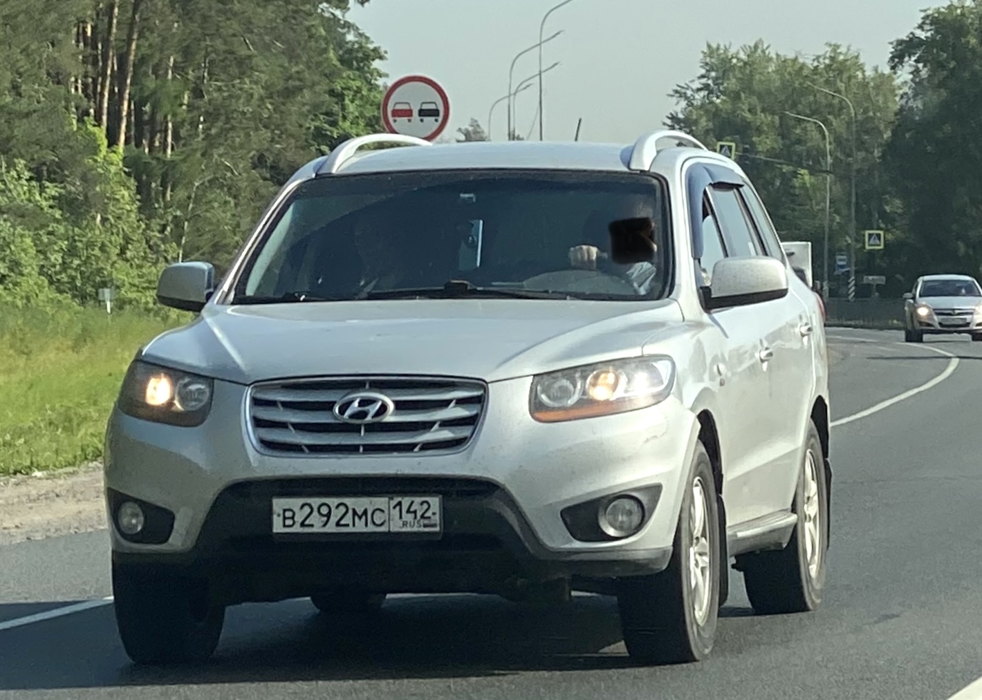 "в 292 мс 142" photos Hyundai Santa Fe. Russia
