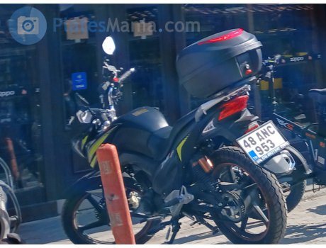 48 ANC 953, RKS TNT (Muğla) License plate of Turkey