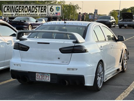 2XZC 71, Mitsubishi Lancer Evolution (Massachusetts) License plate of ...