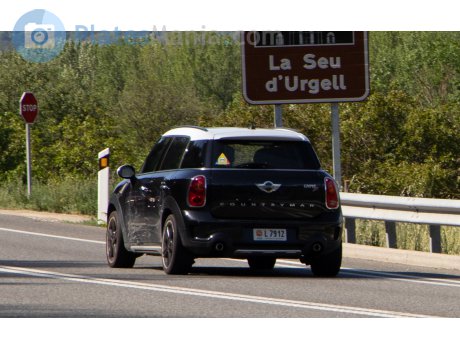 L 7912, MINI Countryman , License plate of Andorra