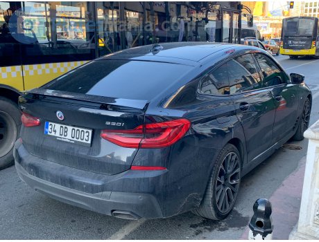 34 DB 0003, BMW 6 Series (İstanbul) License plate of Turkey