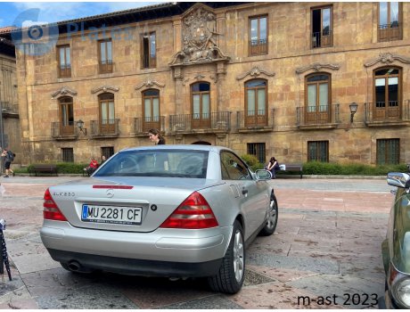 MU 2281 CF, Mercedes-Benz SLK-Klasse (Murcia) License plates of Spain