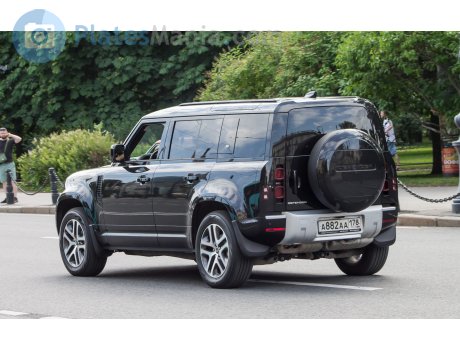 а882аа178, Land Rover Defender (St. Petersburg City) License plate Russia