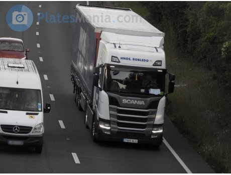 7889 MJG, Scania R-series , License plates of Spain