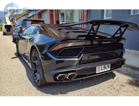 L 9416, Lamborghini Huracán , License plate of Andorra