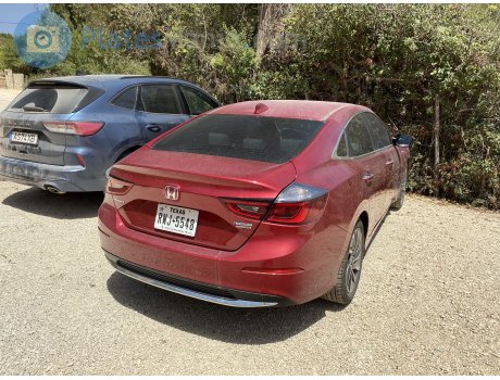 RWJ-5548, Honda Insight (Texas) License plate of the USA