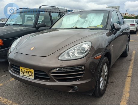Z69-MZR, Porsche Cayenne (New Jersey) License plate of the USA