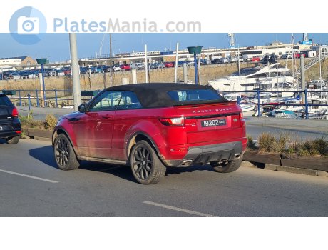 19202, Land Rover Range Rover Evoque , License plate of Guernsey