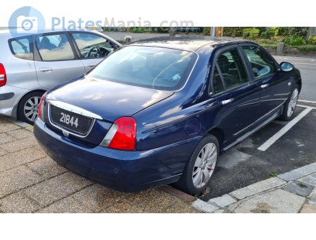 21844, Rover 75 , License plate of Guernsey