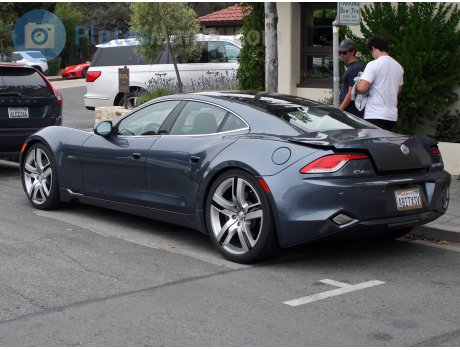 ABITXSV, Fisker Karma (California) License plate of the USA