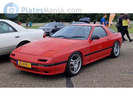 25-RPK-1, Mazda RX-7 , License plate of the Netherlands