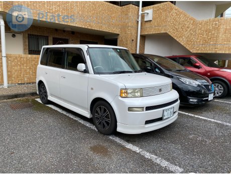 群馬 535 ね 101, Toyota bB (Gunma) License plate of Japan