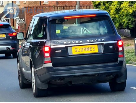 SL09 NES, Land Rover Range Rover (Edinburgh) License plate of the ...