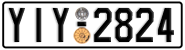 YIY-2824, Lada (VAZ) 2121 Нива (Piraeus) License plate of Greece
