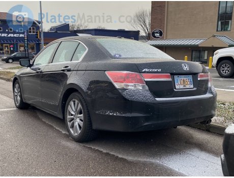 JJC 556, Honda Accord (Alaska) License plate of the USA