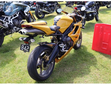 842, Triumph Motorcycles Daytona , License plate of Guernsey