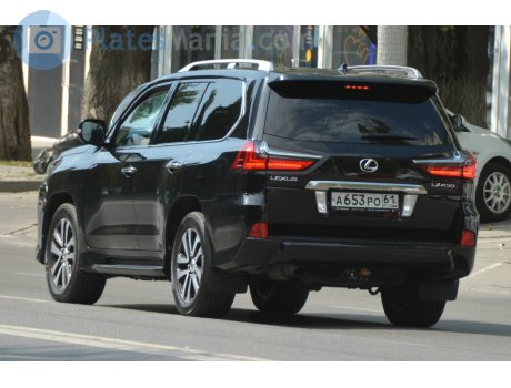а653ро61, Lexus LX (Rostov-on-Don Oblast) License plate Russia