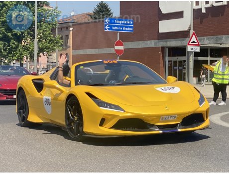 P 3828, Ferrari F8 , License plate of Andorra