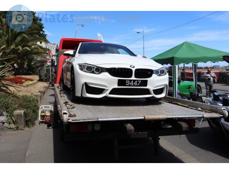 9447, BMW M4 , License plate of Guernsey