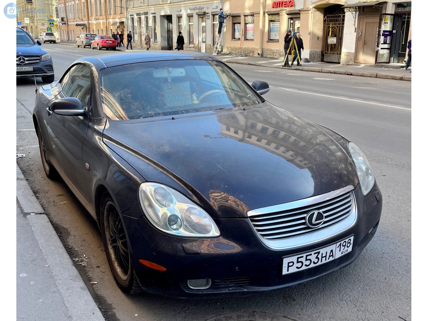 "р 553 на 198" photos Lexus SC. Russia