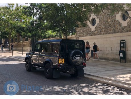 EA15 ELW, Land Rover Defender (Chelmsford) License plate of the United ...