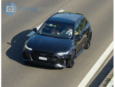 SZ 71878, Audi RS6 (Schwyz) License plate of Switzerland