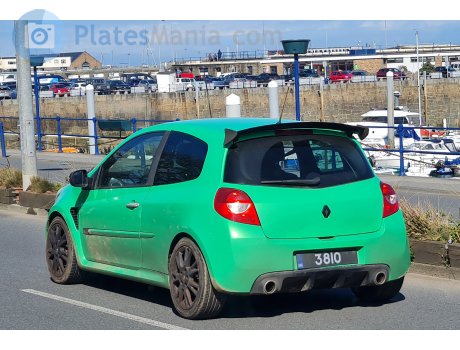 3810, Renault Clio , License plate of Guernsey