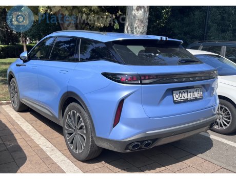 о007та123, Exeed (CheryExeed, Xingtu) RX (Krasnodar Krai) License plate ...