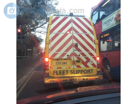 EX11 UWV, Ford Transit (Chelmsford) License plate of the United Kingdom