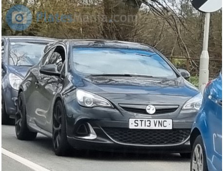 ST13 VNC, Vauxhall Astra (Dundee) License plate of the United Kingdom