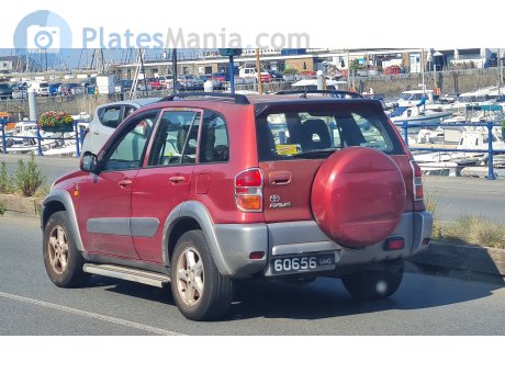 60656, Toyota RAV4 , License plate of Guernsey