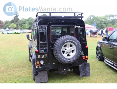 61931, Land Rover Defender , License plate of Guernsey